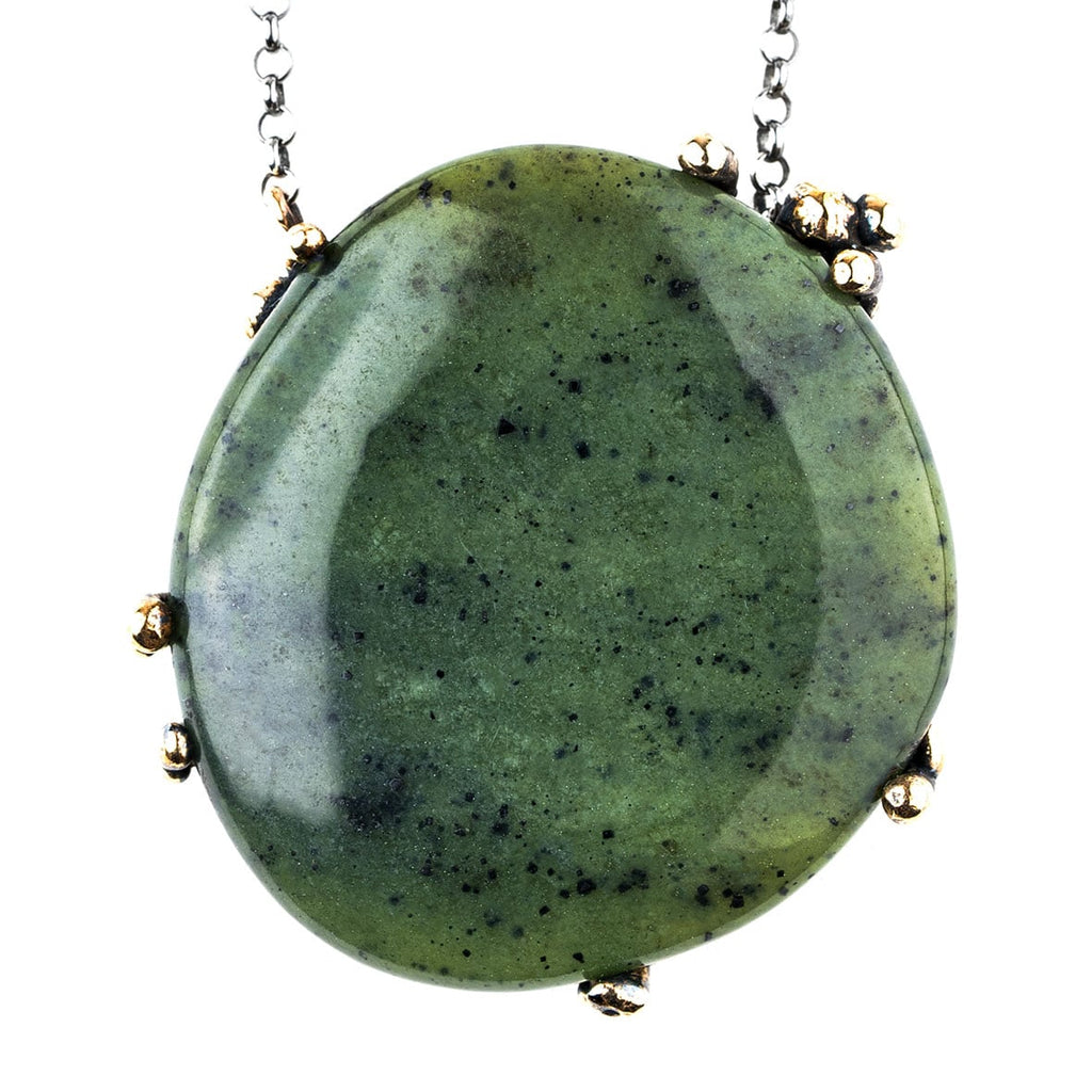 Nephrite Jade Necklace - One Of a Kind | Giardinoblu